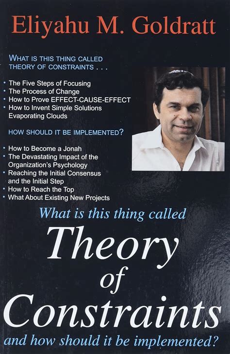 Theory Of Constraints By Goldratt Eliyahu M