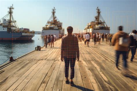 Premium Photo Enhanced Supply Chain Efficiency With Ai Powered Logistics Network Distribution