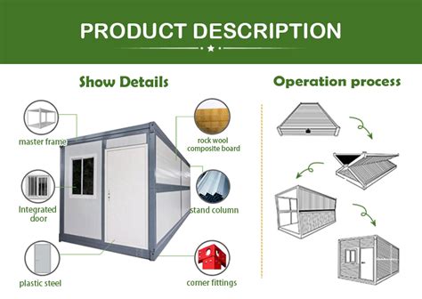 New Arrival Foldable Shipping Container Modular House Home With
