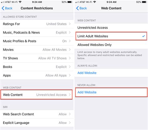 How To Block Access To Specific Websites On Iphone Or Ipad