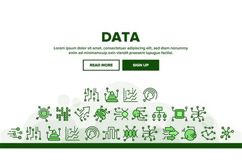 Data Analysis Analytic Landing Header Graphic By Stockvectorwin Creative Fabrica