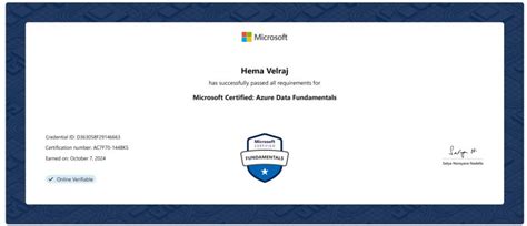Dp900 Azure Datafundamentals Certification Dataanalytics Hema