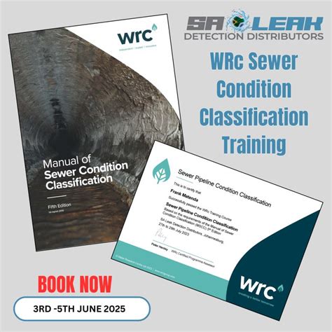 Sewerconditionclassification Trainingcourse Mscc5 Johannesburg