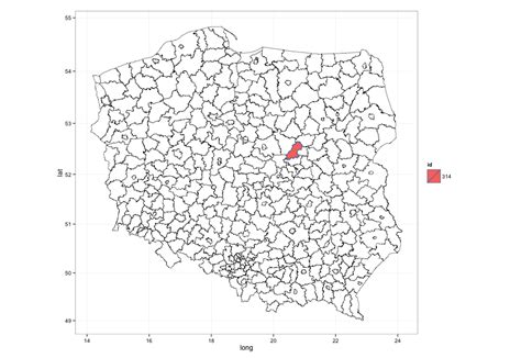 R Ggplot2 Fill Polygons In Shapefile By Coords Stack Overflow