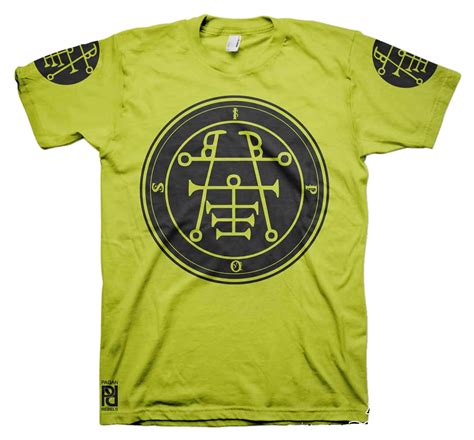 Ipos Ars Goetia Demon Seal Hell Pentagram Occult T Shirt Pagan Rebels