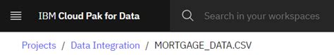 Data Integration Tutorial Integrate Data Ibm Cloud Pak For Data As A Service