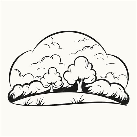 A Tree In A Cloud Premium Ai Generated Vector