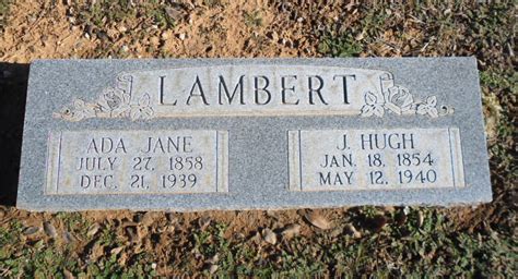 J Hugh Lambert 1854 1940 Find A Grave Memorial