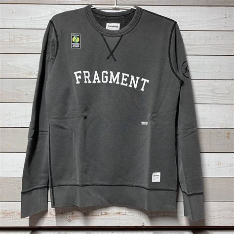 Yahooオークション Sz L Fragmentdesign Essentials Converse Crew