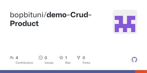 Github Bopbitunidemo Crud Product