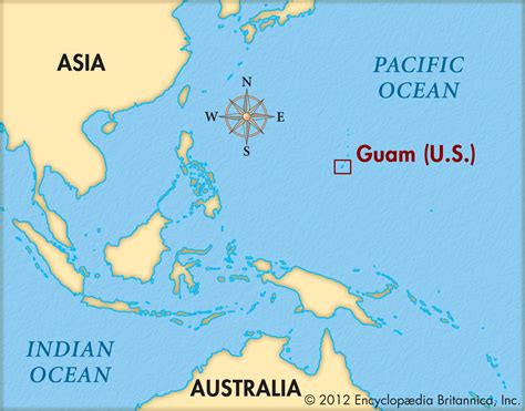 Guam And Hawaii Map Pacific Island Distance Guide