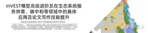 Invest模型在生态系统服务供需、碳中和等领域中的应用及论文写作技能 知乎