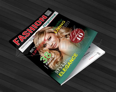 Best CorelDRAW Magazine Template Sleek Professional