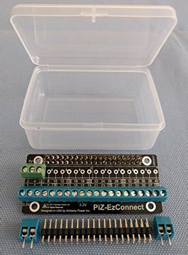 Alchemy Power Inc Pi Zero EzConnect Pi Zero Size GPIO Connector A HAT To Connect GPIOs And