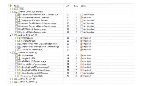 Android Unable To Select Different Rendering Library Other Than