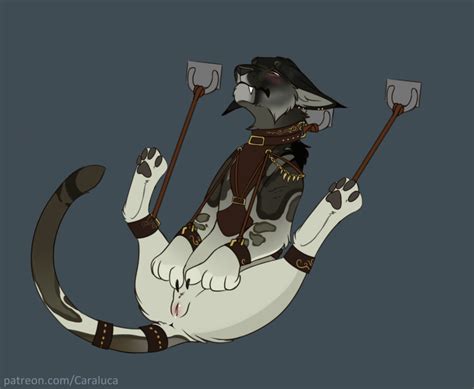 Rule 34 Anthro Blush Bondage Bound Caraluca Cuffs Disambiguation