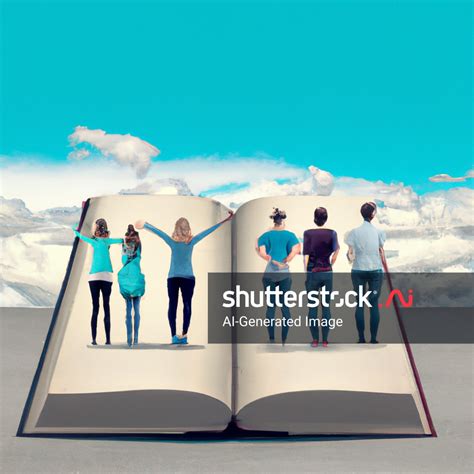 Rear Viewt Hree Different Types People Ai Generated Image 2354932163 Shutterstock