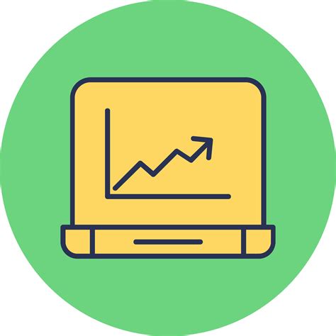 Progress Chart Vector Icon 36951599 Vector Art At Vecteezy