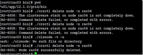 Managing Grid Infrastructure 12c Deletion Of Node All About Database Administration Tips