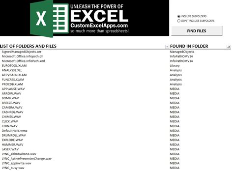 File Folder Names To Excel At Claude Martinez Blog