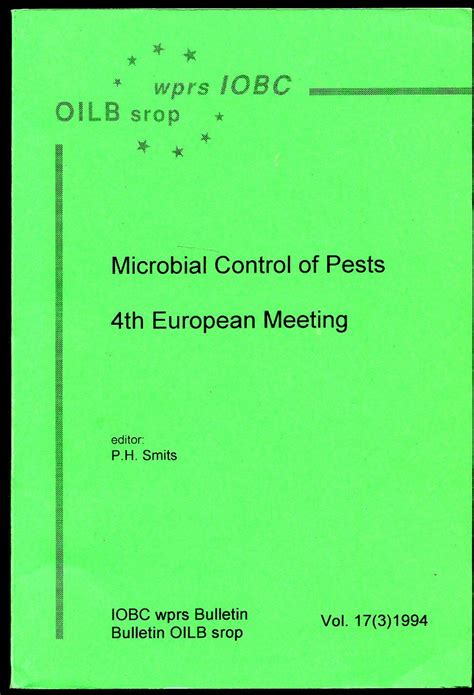 Pdf Advances In Microbial Control Of Insect Pests Free Read Ebook