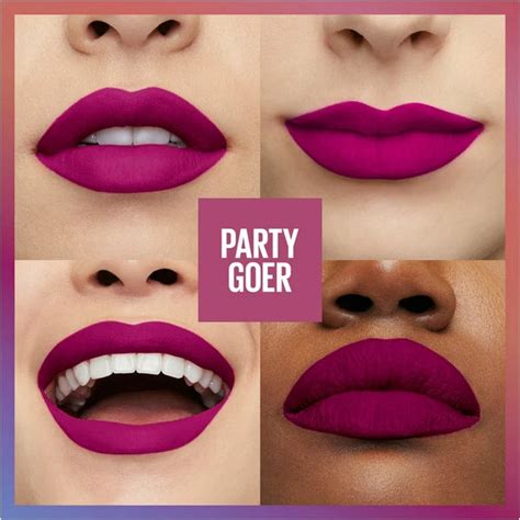 Maybelline Superstay Matte Ink Liquid Lipstick Party Goer