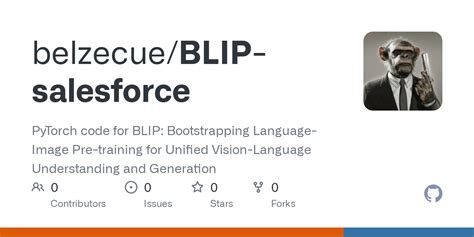 GitHub Belzecue BLIP Salesforce PyTorch Code For BLIP Bootstrapping Language Image Pre