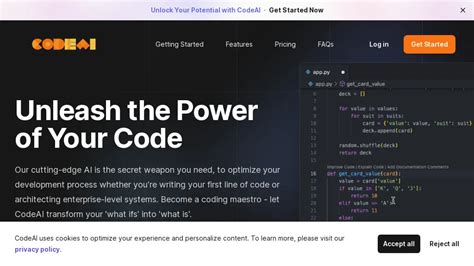 CodeAI AI Tool For Code Optimization And Documentation