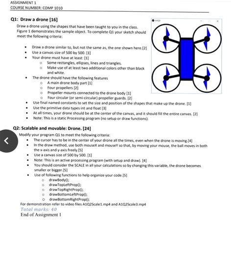 Assignment 1 Course Number Comp 1010 Q1 Draw A