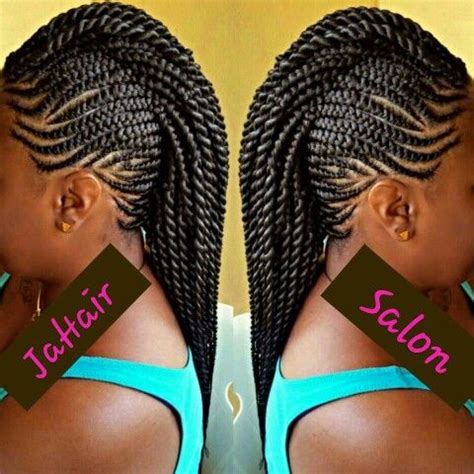 Braided Mohawk Braided Mohawk Hairstyles African Hair Braiding Styles Braided Mohawk Black Hair