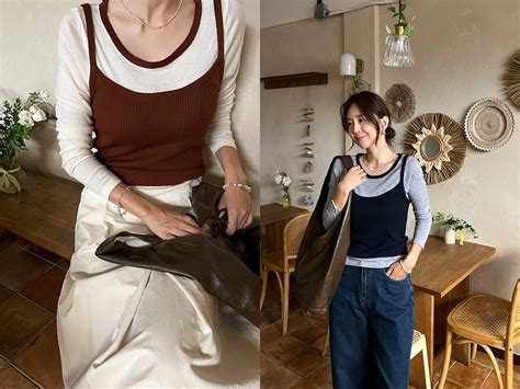 난닝구 마스토 배색니트나시세트