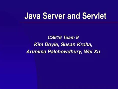 ppt java server and servlet powerpoint presentation free download