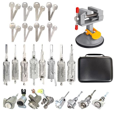 Locksmith Starter Kit Lishi Practice Set With Locks And Test Keys Set Royal Key Supply