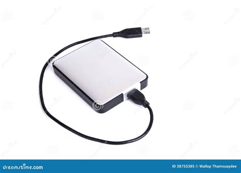 External Harddisk Stock Image Image Of Cable Harddisk