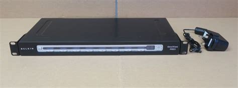 Belkin Omniview Pro3 8 Port Stackable Desktop Kvm Switch F1da108z Ps 2 Usb Vga