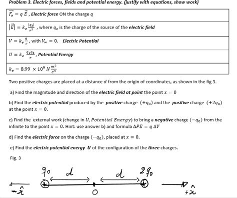 Electrical Force Equation