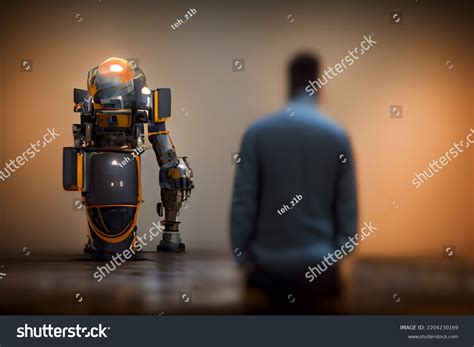 Human Looking Robot Natural Artificial Intelligence Stock Illustration 2204230169 Shutterstock
