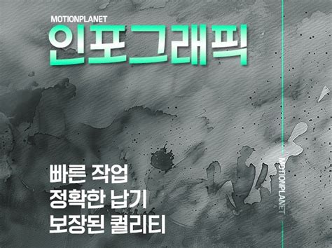 관공서기업 인포그래픽 제작 크몽