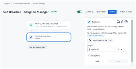 How To Auto Assign Ticket To A Manager When The Ti