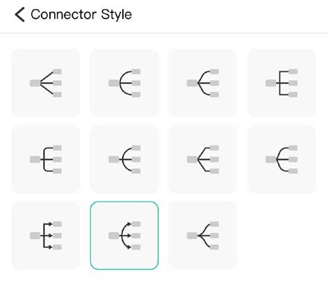 EdrawMind Mobile App Guide Connector Lines And Arrows