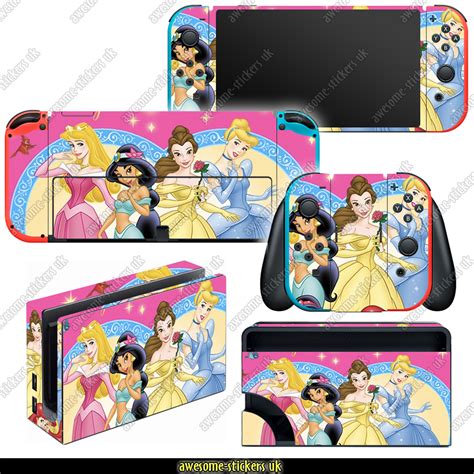 Nintendo Switch Oled Skins 020 Princesses Awesome Stickers Uk