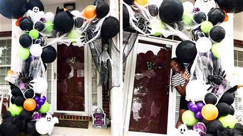 Diy Dollar Tree Inspired Halloween Balloon Garland Tutorial Outdoor