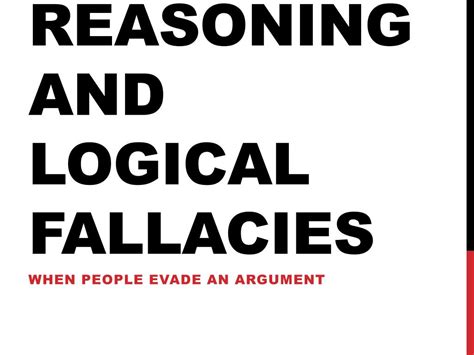 Fallacious Reasoning