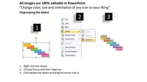 Consulting Diagram Lego Blocks Process Stages 6 Business Cycle Diagram