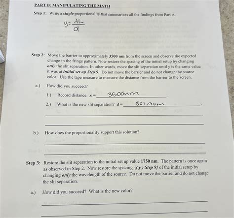Solved Part B Manipulating The Mathstep 1 Write A Single
