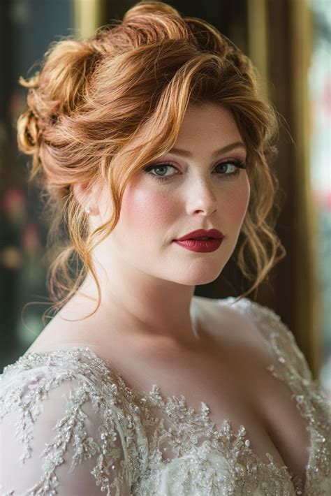 45 Bridal Hair Ideas That Flatter Round Faces Matched Hearts Bridal Hair Updo Bridal Hair