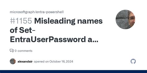 misleading names of set entrauserpassword and set entrabetauserpassword