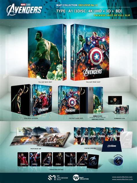 Avengers 4k2d3d Blu Ray Steelbook Weet Collection Exclusive 14 Full