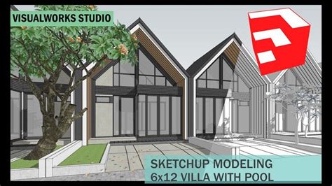 Sketchup Modeling Tutorial Membuat Villa 6x12m Dengan Kolam Renang Villa Outdoor Decor 3d Sketchup Modeling Tutorial Membuat Villa 6x12m Dengan Kolam Renang Villa Outdoor Decor 3d