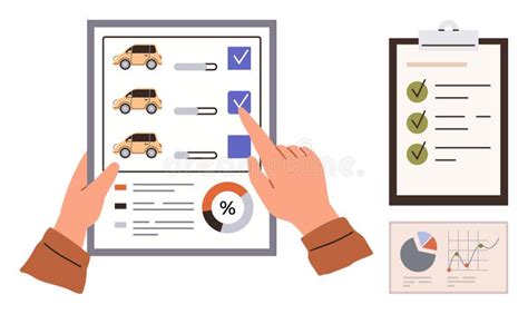 Car Selection Checklist With Data Analysis And Statistics Visualization